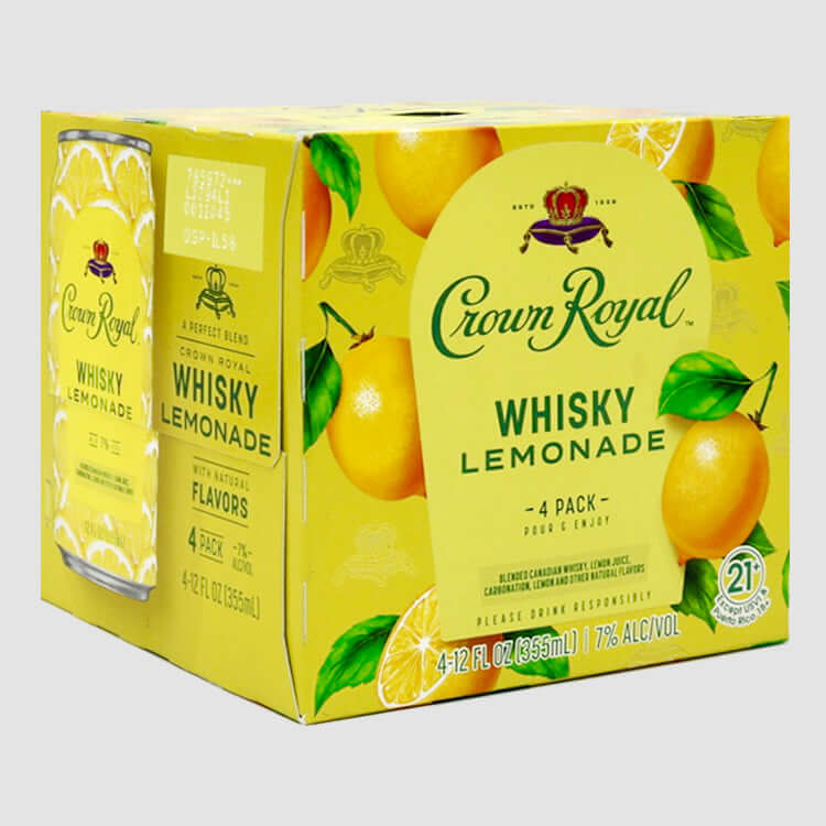COCKTAILS | Crown Royal Whisky Lemonade (4-pack) – Blue Dome Bottle Shop