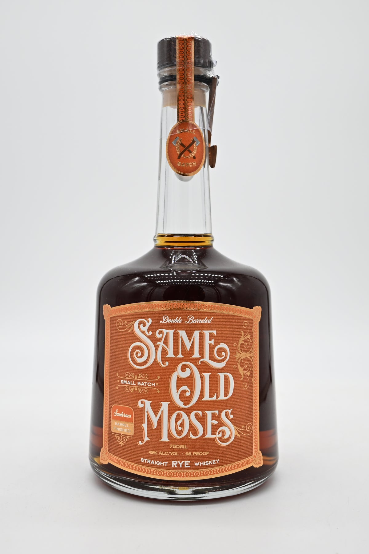 Same Old Moses Rye Sauternes Finish (Orange Label) 750mL – Blue Dome ...